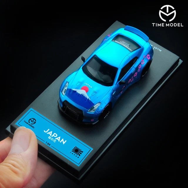 TM MODEL 1:64 Nissan GT-R R35 Liberty Walk Car Models Sakura Special ...