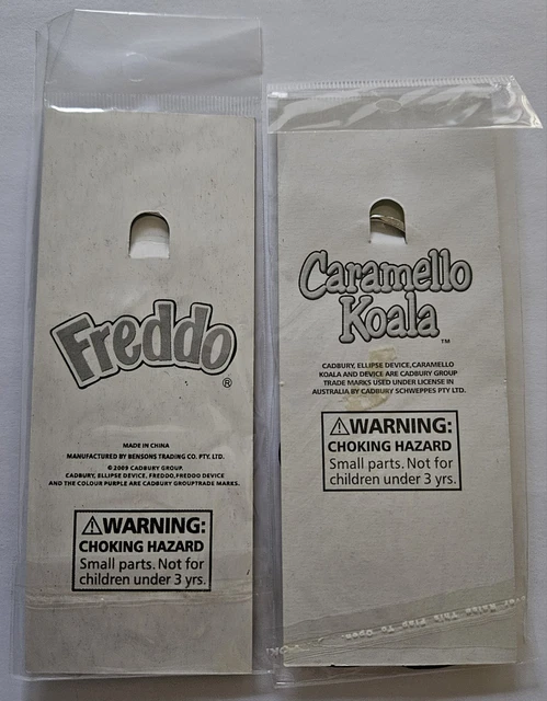VINTAGE FREDDO FROG And Caramello Koala Rubber Keyring Original ...