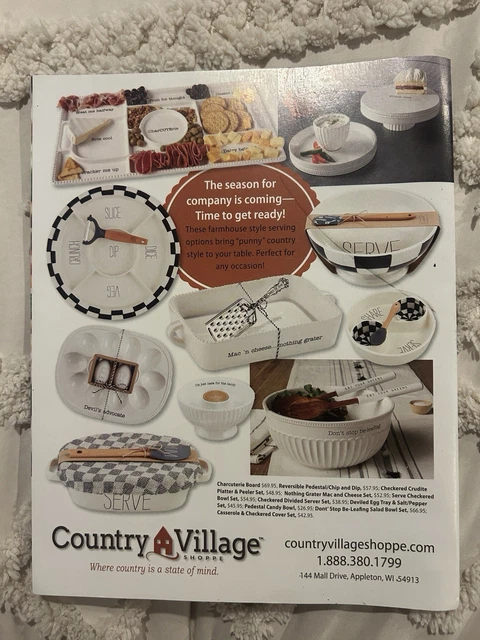 COUNTRY SAMPLER FARMHOUSE Style Magazine Autumn 2024 Embrace Fall Color ...