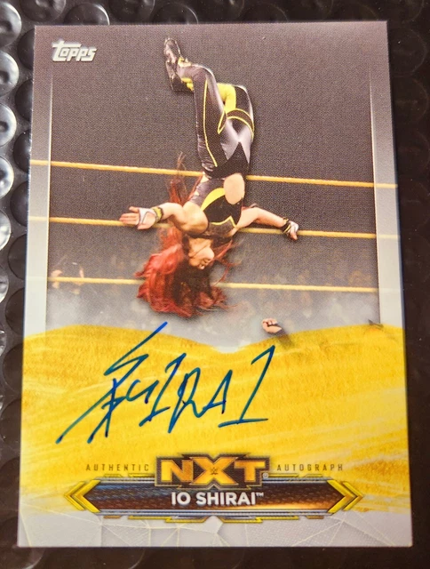 2020 TOPPS WWE NXT Wrestling Io Shirai NXT Roster Autographs Auto #A-IO ...