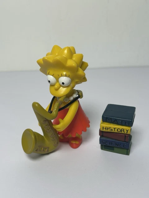 PLAYMATES INTERACTIVE THE Simpsons Series 1 Lisa Simpson Action Figure ...