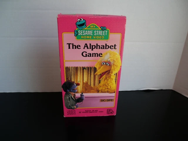 MY SESAME STREET Home Video Ser.: The Alphabet Game by Random House ...