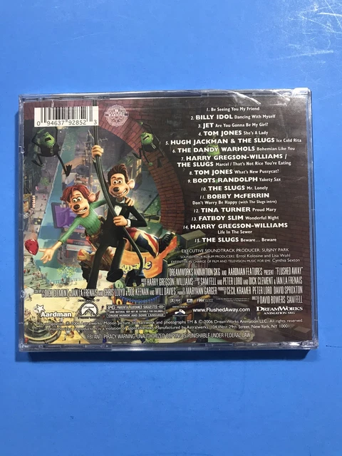 FLUSHED AWAY CD Soundtrack - DreamWorks & Aardman Music From The Motion ...