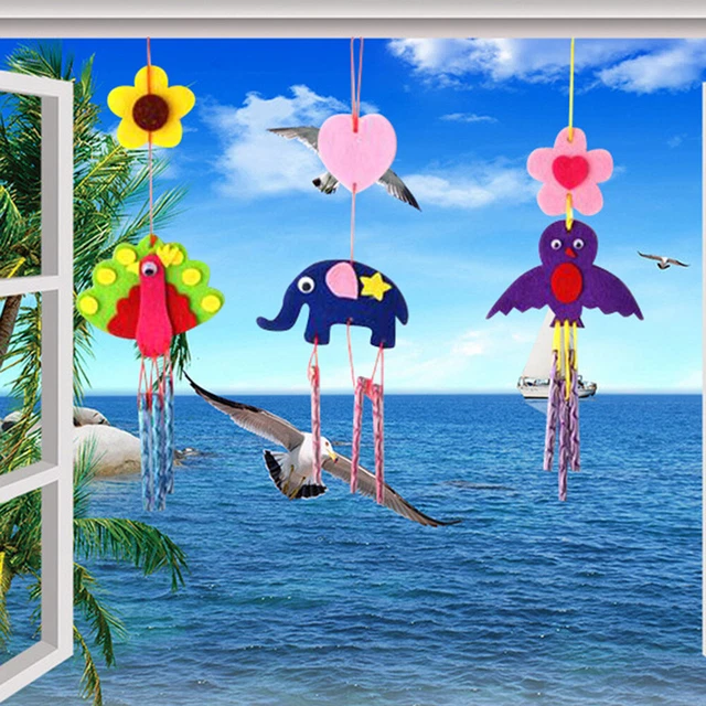 DIY 3D WIND Bell Play - Kids Handmade High School Skill Installations £ ...