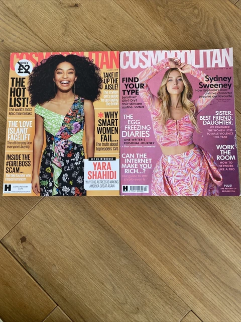 COSMOPOLITAN MAGAZINE JUNE 2019 Yara Shahidi unread & april/may 2022 ...