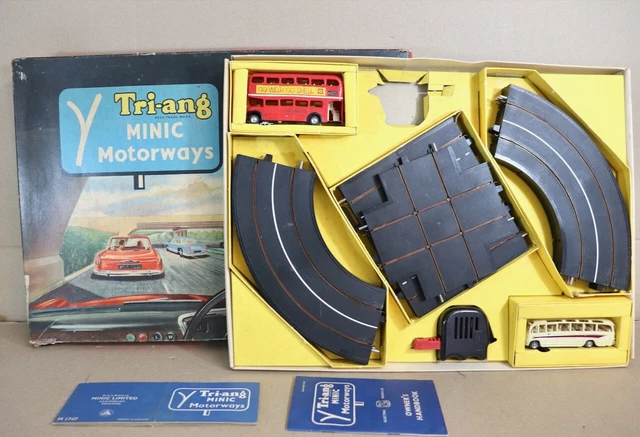 TRIANG MINIC MOTORWAYS M1512 PUBLIC TRANSPORT TRAVELLER SET from 1962 ...