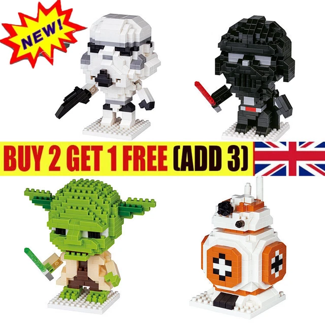 STAR WARS NANOBLOCK Series 3D Puzzle Micro Building Blocks DIY £6.75 ...