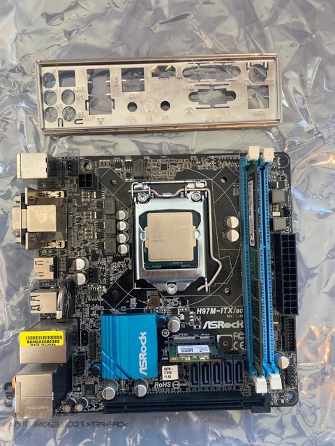 INTEL CELERON G1840 + H97M-ITX/ac + RAM- Home Server Mainboard Bundle ...