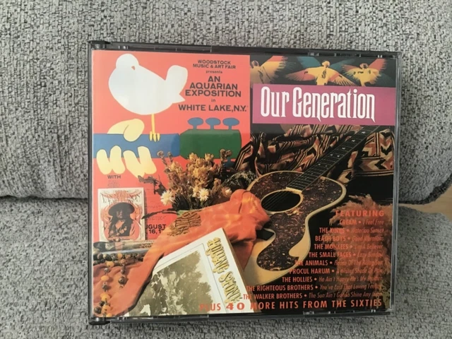 WOODSTOCK OUR GENERATION 2 CD cream The Kinks Canned Heat status quo ...