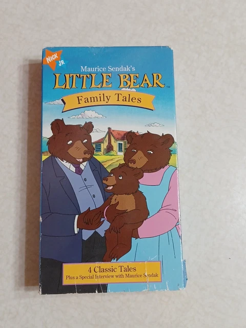 NICK JR LITTLE Bear VHS Tape Family Tales Maurice Sendak £11.35 ...