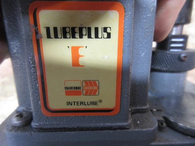 SIEBE INTERLUBE LUBEPLUS Lubrificateur Réservoir Pompe Système LF2510 ...