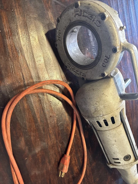 RIDGID HANDHELD HEAVY Duty Pipe Threading Model 700 Threader Electric ...