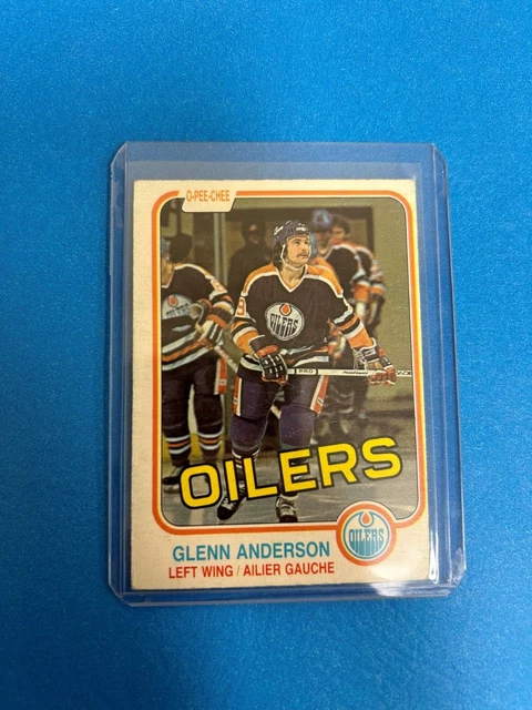 81-82 O-PEE-CHEE GLENN Anderson rookie card RC Edmonton Oilers #108 $4.25 - PicClick CA