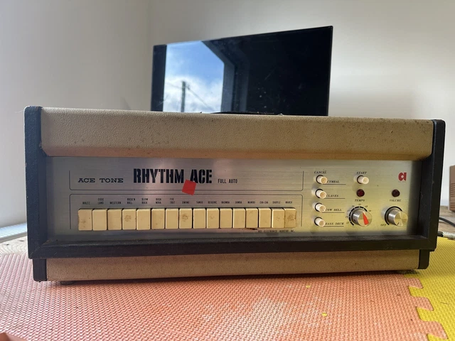 VINTAGE 1960'S ACE TONE RHYTHM ACE FR-1 Analogue Drum Machine Rare Resto Project £200.00 ...
