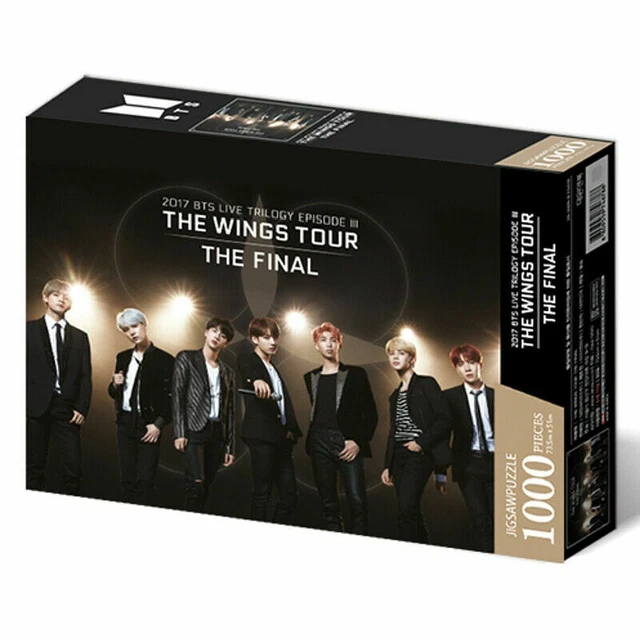 BTS JIGSAW PUZZLE World Tour Poster(1000 Piece) THE WINGS TOUR+Panel ...