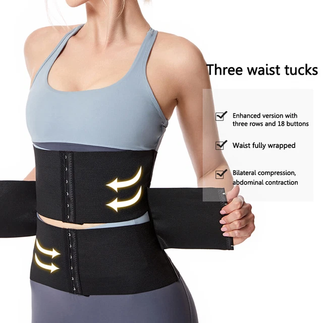 WOMEN ABDOMINAL WORKOUT Girdle for Fitness Sports Training Tummy Wrap ...