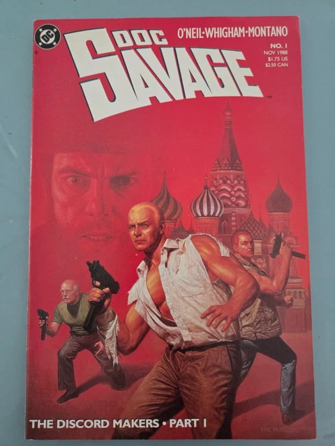 DOC SAVAGE #1 (1988) Dc Comics Deny O'neil! Eric Peterson Painted Cover ...