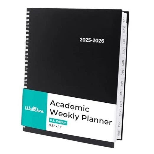 ACADEMIC PLANNER 2025-2026, Daily, Weekly & Monthly 2025-2026 (8 x 11 ...