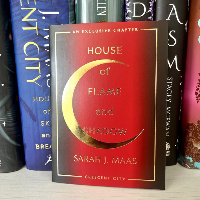 HOUSE OF FLAME and Shadow Sarah J Maas Bonus Chapter Booklet Ruhn And ...