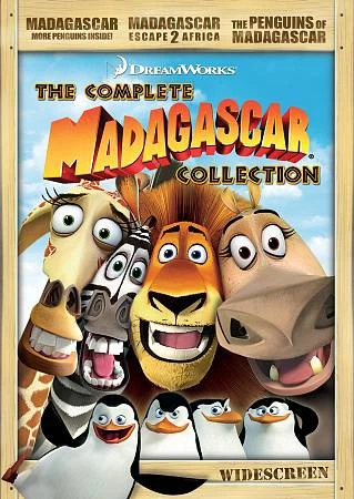 MADAGASCAR: THE COMPLETE Collection (DVD 2009 Widescreen) 3 DVDs New ...