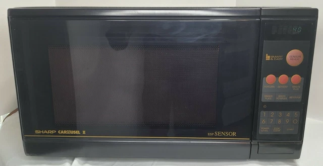 VINTAGE SHARP CAROUSEL II CONVECTION MICROWAVE OVEN MODEL R-4H84 Esp ...