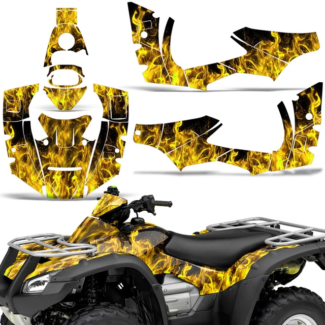 ATV DECAL GRAPHICS Kit Quad For Honda TRX680 Rincon 2006-2018 ICE Y $89 ...