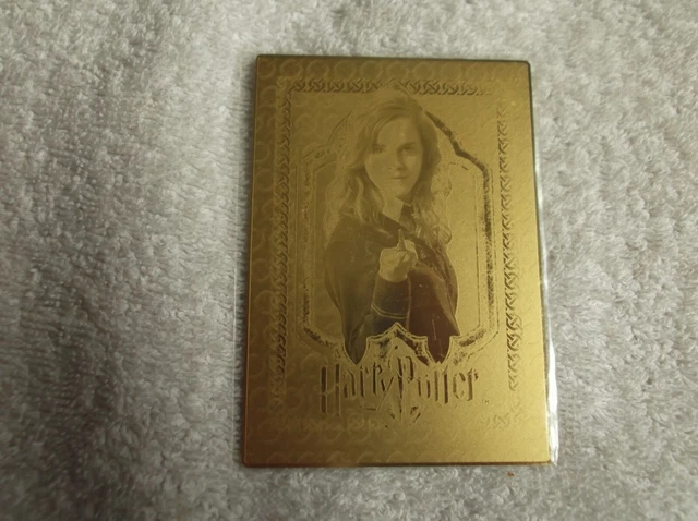 ARTBOX: HARRY POTTER "HERMIONE GRANGER" #BT2 Golden Trading Card - LOOK ...