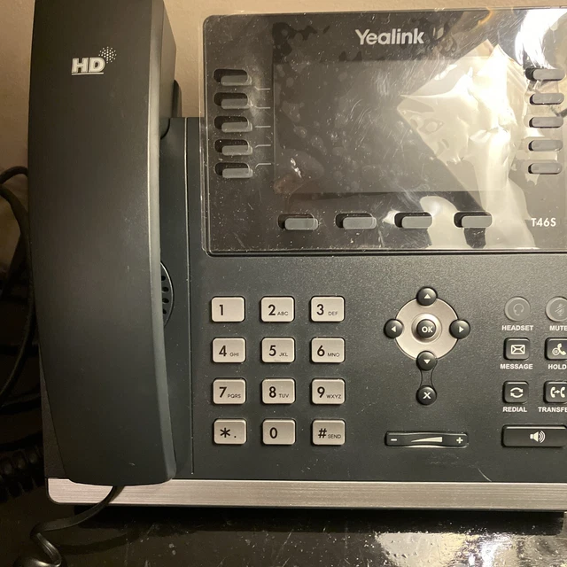 YEALINK SIP-T46S ULTRA Elegant Gigabit IP Phone £25.00 - PicClick UK