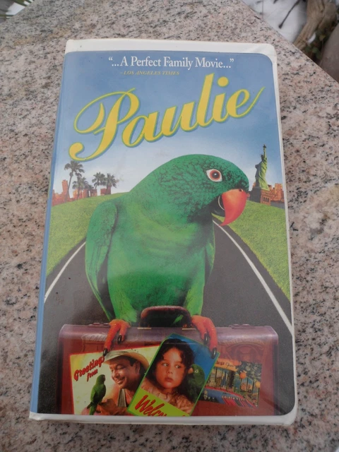 PAULIE 1998 VHS Gena Rowlands, Tony Shalhoub, VCR Tape Family Movie ...