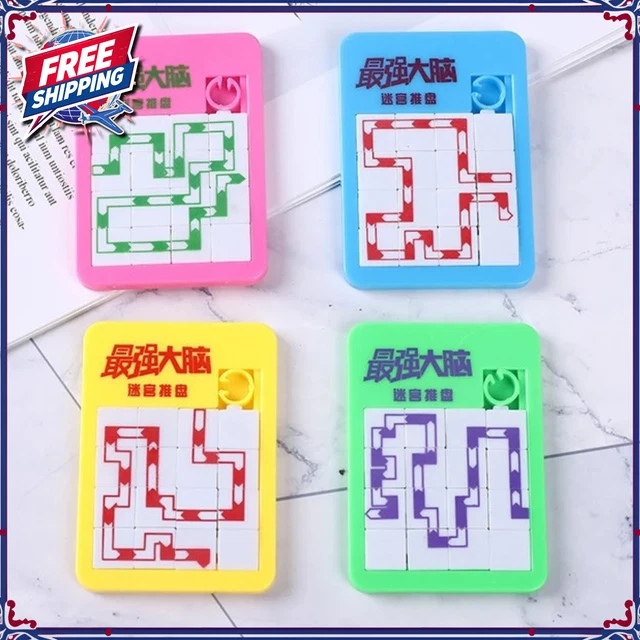 KIDS JIGSAW BRAIN Puzzle Game Number Toy Moving Sliding Early Education ...