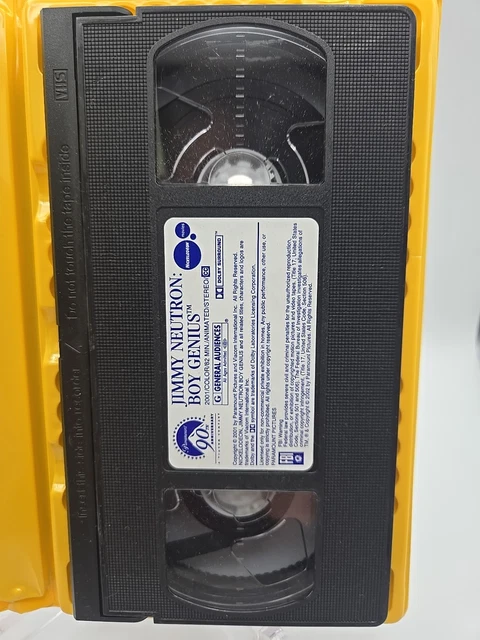 JIMMY NEUTRON: BOY Genius (VHS, 2001, Clam Shell) £5.35 - PicClick UK