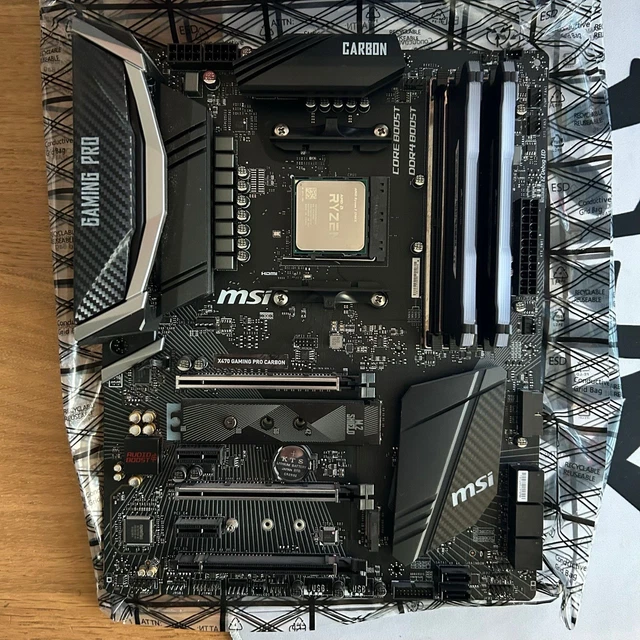 MSI X470 PRO Carbon Motherboard + Ryzen 7 1700x CPU + 16gb DDR4 ...