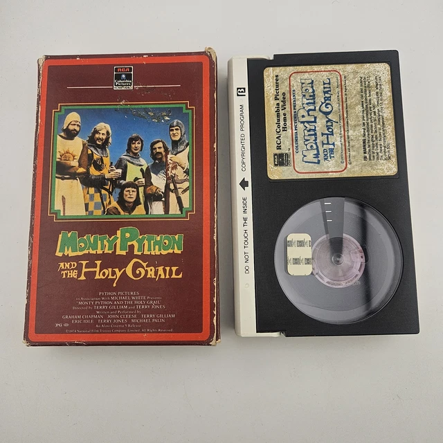 MONTY PYTHON & the Holy Grail Betamax 1985 Sideload Box Eric Idle Vtg ...