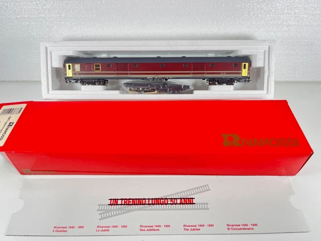 RIVAROSSI ITALIA R3673 FS Bagagliaio Tipo uic-X Livrea Rosso Fegato ep ...