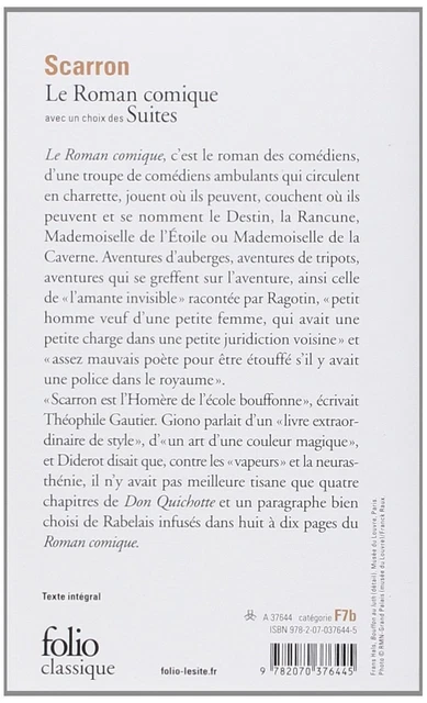 9782070376445 LE ROMAN comique - Paul Scarron EUR 8,10 - PicClick FR