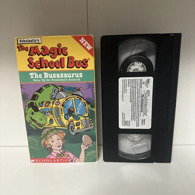 THE. MAGIC SCHOOL Bus VHS The Busasaurus VHS Tape, 1995 Scholastic ...