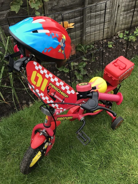 HALFORDS APOLLO FIRECHIEF Kids Bike 12" Wheel £25.00 - PicClick UK