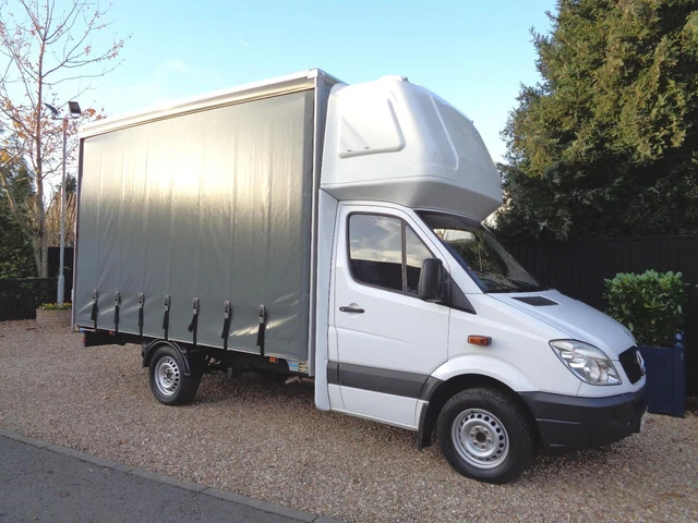 MERCEDES SPRINTER SLEEPER Cab 4.0m Curtain Side Van 313 CDI £16,900.00 ...