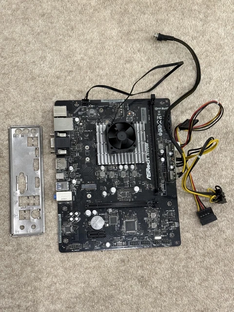 ASROCK N100M INTEL N100 Micro-ATX Motherboard - with DC-ATX power ...