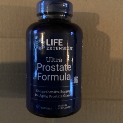 LIFE EXTENSION ULTRA Prostrate Formula 60 Softgels. Exp 01/2022. Free P ...