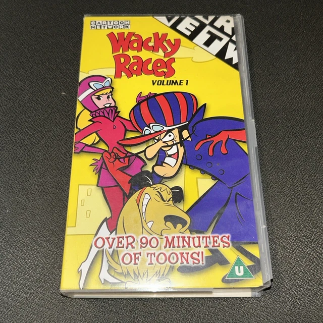 WACKY RACES VOLUME 1 - Cartoon Network - PAL VHS Video Tape (A223) EUR ...