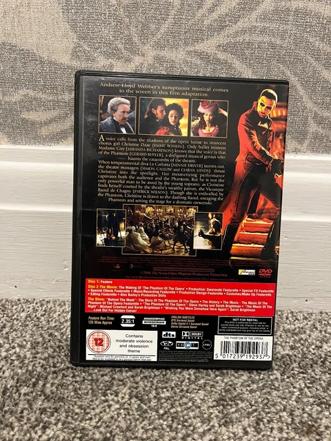 THE PHANTOM OF the Opera [DVD] £1.17 - PicClick UK