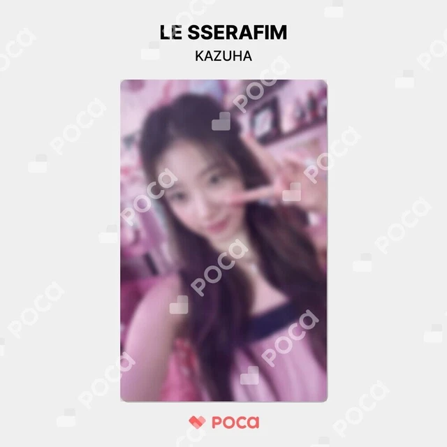 [LE SSERAFIM KAZUHA] FEARLESS (version japonaise.) CARTE PHOTO Carte photo... EUR 5,69 - PicClick FR