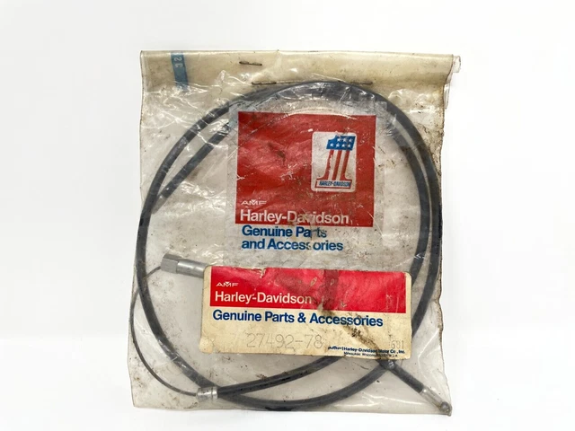 NOS OEM HARLEY Davidson AMF 27492-78 Accélérateur Câble Moto EUR 23,25 ...
