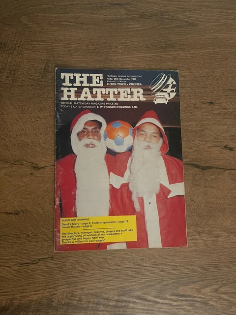 RARE LUTON V CHELSEA FOOTBALL PROGRAMME £4.50 - PicClick UK