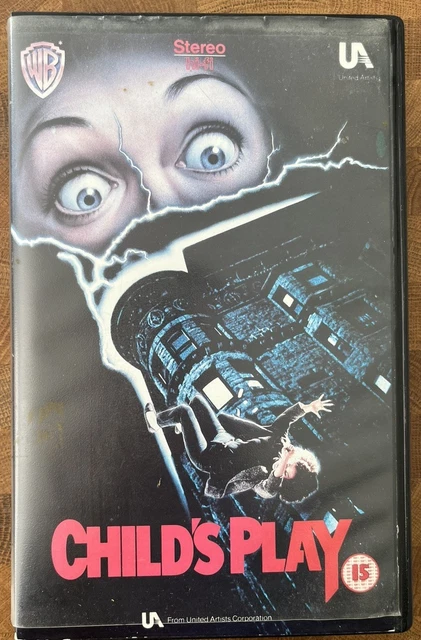 CHILD’S PLAY UK PAL VHS V Chucky Doll Horror Warner Brothers Original ...