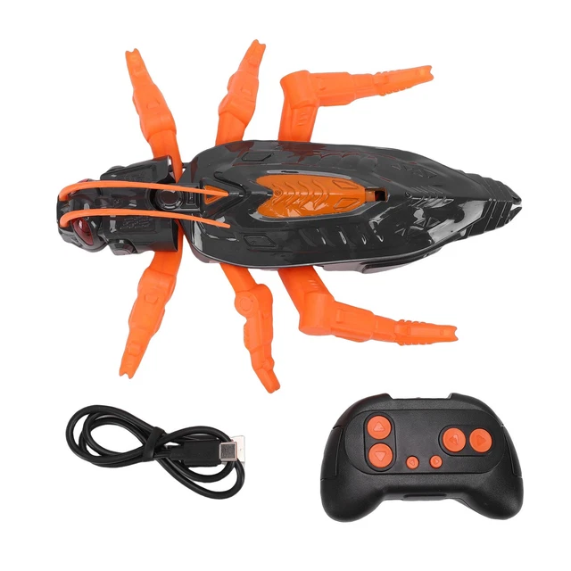 WALL CLIMBING RC Cockroach Toy Rechargeable Remote Control Cockroach ...