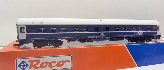 ROCO H0 44841 Schlafwagen TEN der DB UNBESPIELT NEUWERTIG m.OVP EUR 34 ...