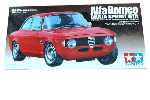 TAMIYA 1/10 ALFA Romeo Giulia Sprint GTA M-Chassis Open Box Unused £136 ...