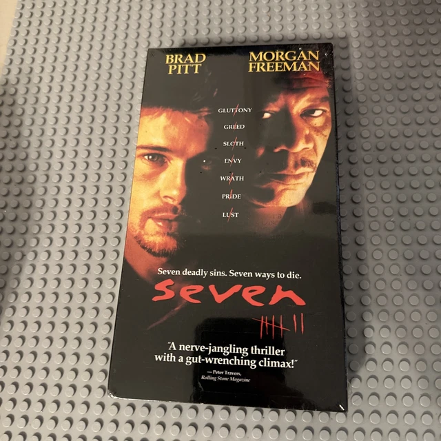 SEVEN SE7EN NEW Sealed Rare VHS Tape (VHS, 1996) Brad Pitt Morgan ...